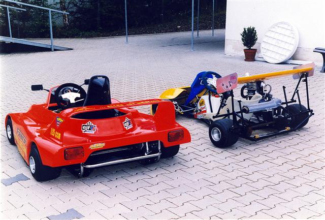 Rennsport-Karts mit KTM-Motoren - MZ-Faber